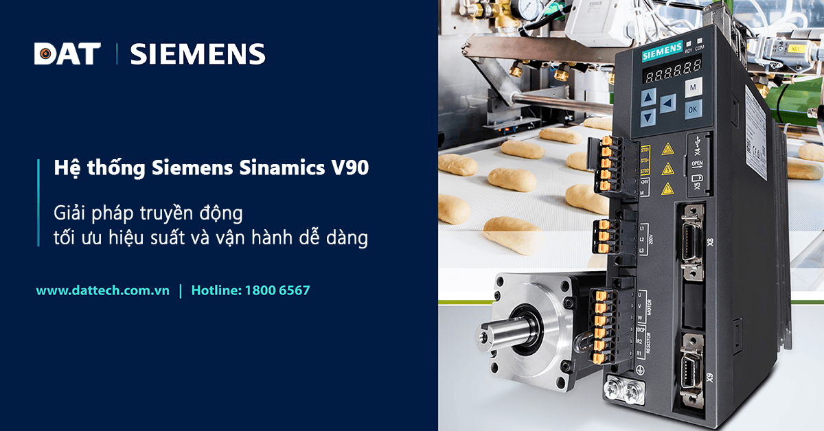 Hệ thống Siemens SINAMICS V90: Giải pháp truyền động tối ưu hiệu suất ...