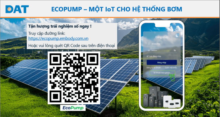 EcoPump – Giải pháp IoT giám sát & điều khiển hệ thống bơm năng lượng ...